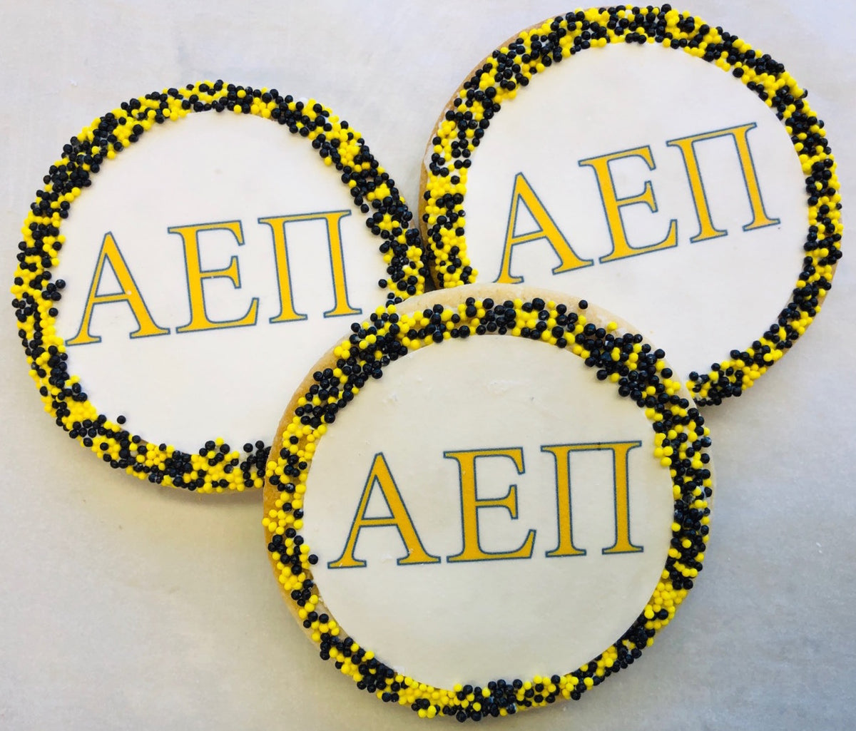 Custom Sorority/Fraternity Logo Sugar Cookies – www.brookiescookiesnyc.com